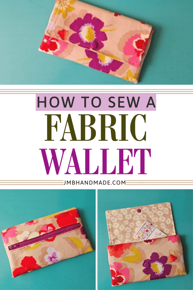 How to Sew a Fabric Wallet with Snap Closure - Sewing Tutorial - JMB ...