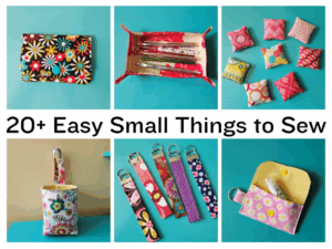 20+ Small Things to Sew - Easy Sewing Projects - JMB Handmade