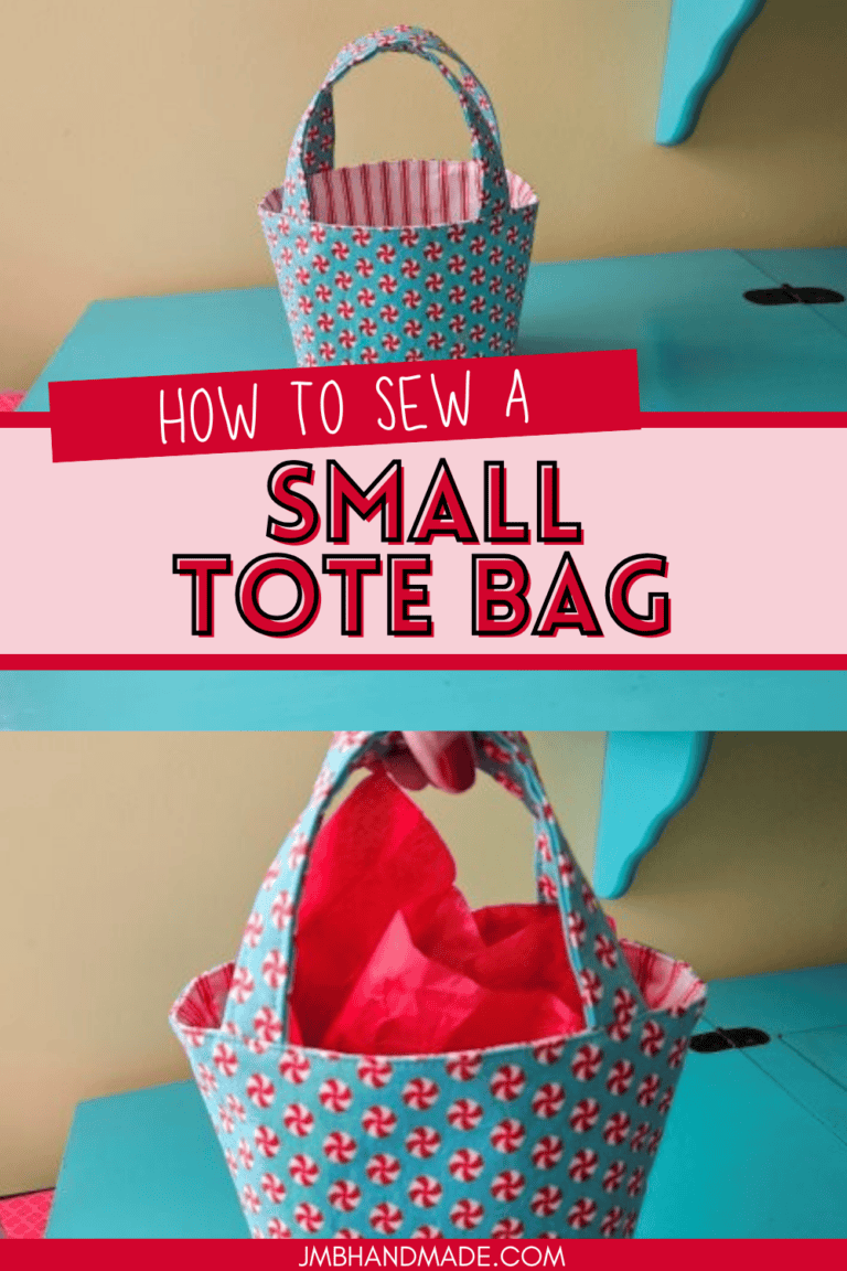 DIY Small Tote Bag Sewing Tutorial - JMB Handmade